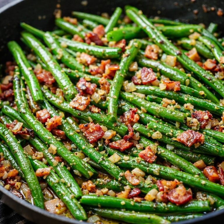 Butter Garlic Bacon Green Beans (Buttery, Savory, Easy Side)
